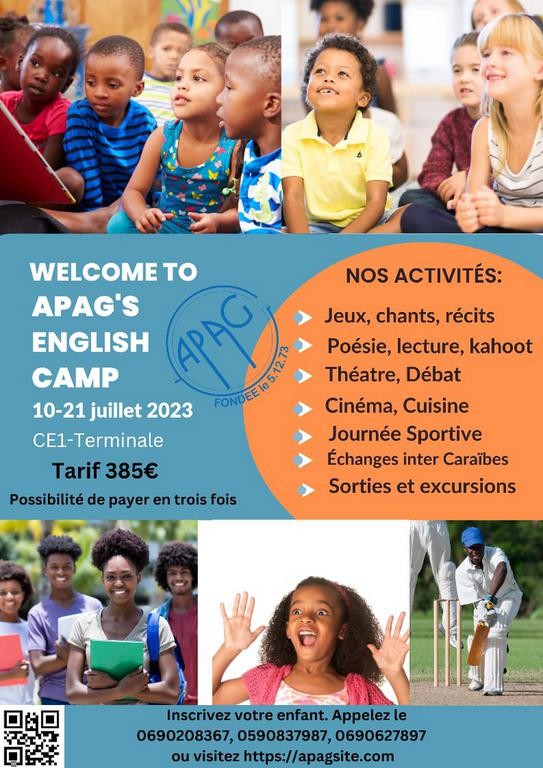 Site APAG ( Association des Professeurs d'Anglais de la Guadeloupe)